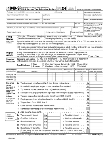 Form 1040-SR: Simplified Tax Filing for Seniors