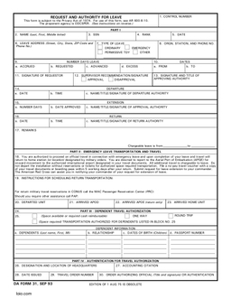 DA Form 31 - Military Leave Request Guide