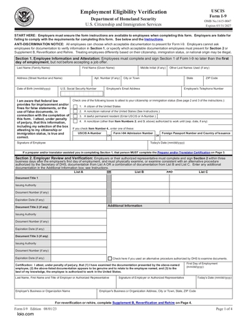Form I-9: Essential Employment Verification Guide