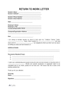 Return to Work Letter Template - Free PDF Download