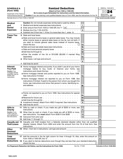 Schedule A: Itemize Deductions on Form 1040 Easily