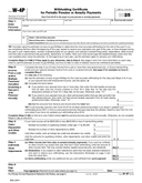 Form W-4P: Manage Your Retirement Tax Withholding