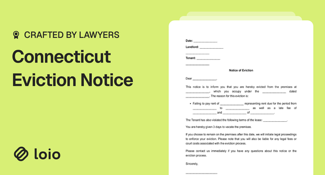 Connecticut Eviction Notice Form Streamline Tenant Management 5794