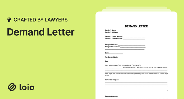 Demand Letter Template – Create and Send a Legal Notice Easily