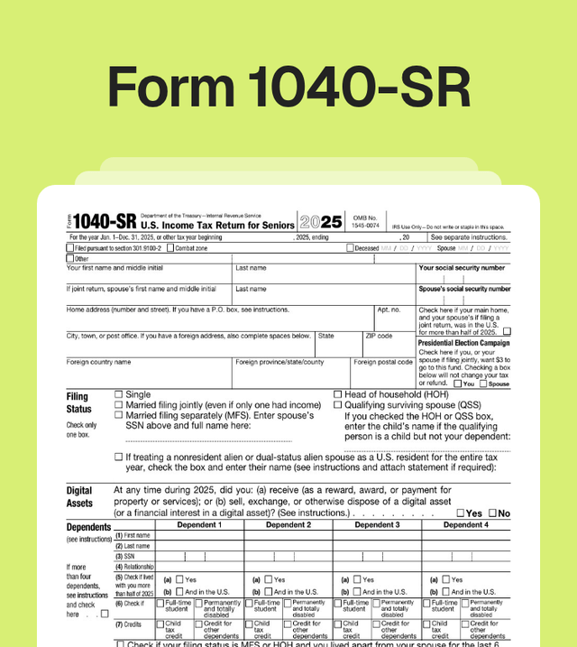 Free Form 1040-SR: Simplified Tax Filing for Seniors