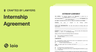 Internship Agreement Template - Free Download & Edit