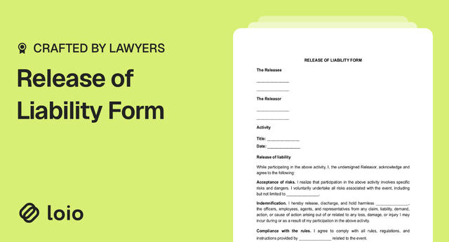 Free Release of Liability Form - Protect Your Legal Interests