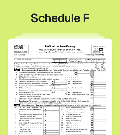 Schedule F Tax Form for Accurate Farm Income Reporting