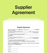Supplier Agreement Template - Create & Download